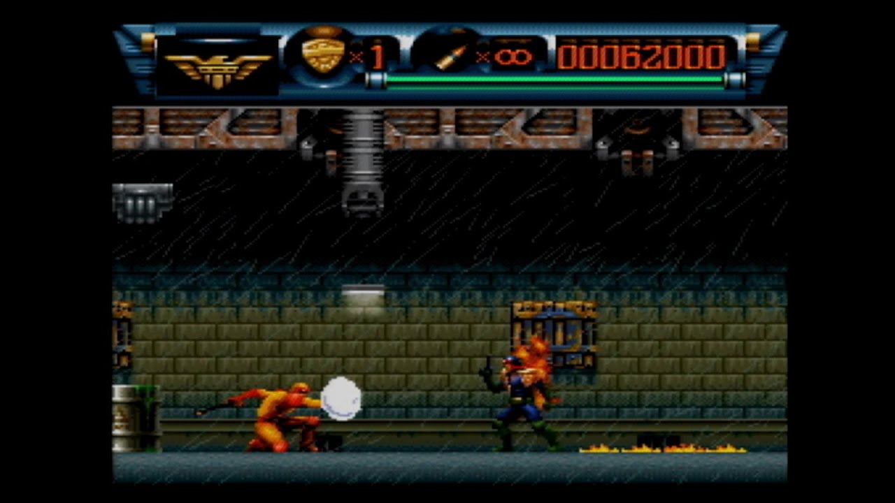 Judge Dredd: A short gameplay segment [Snes] - YouTube