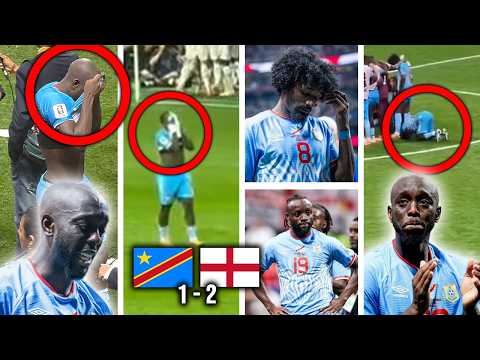HEARTBREAKING Reactions! DR Congo Players in Tears After World Cup Elimination vs England 😭