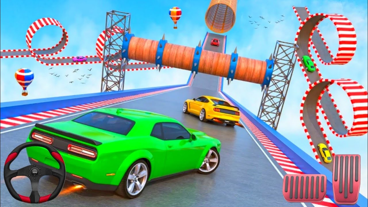 Numerous luxury Racing Stunt Cars - Insane Tracks Crazy Driving Games ...