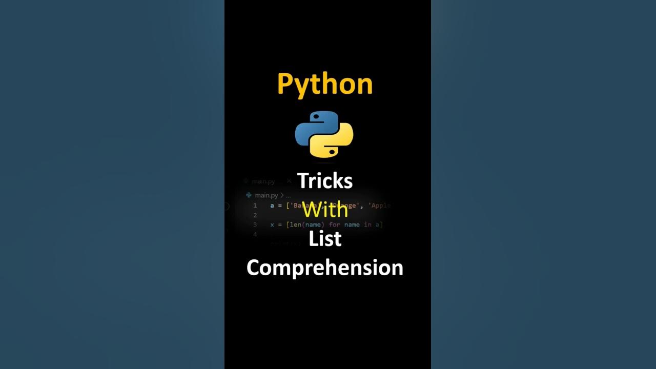 Python Tricks With List Comprehension Coding Pythonprogramming