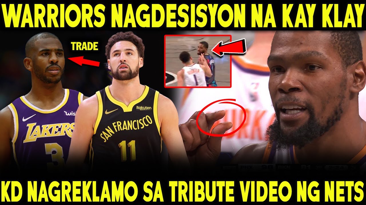 KAWAWA SI PAUL! WARRIORS NAGDESISYON NA KAY KLAY AT GREEN! NAKAKATAKOT ...