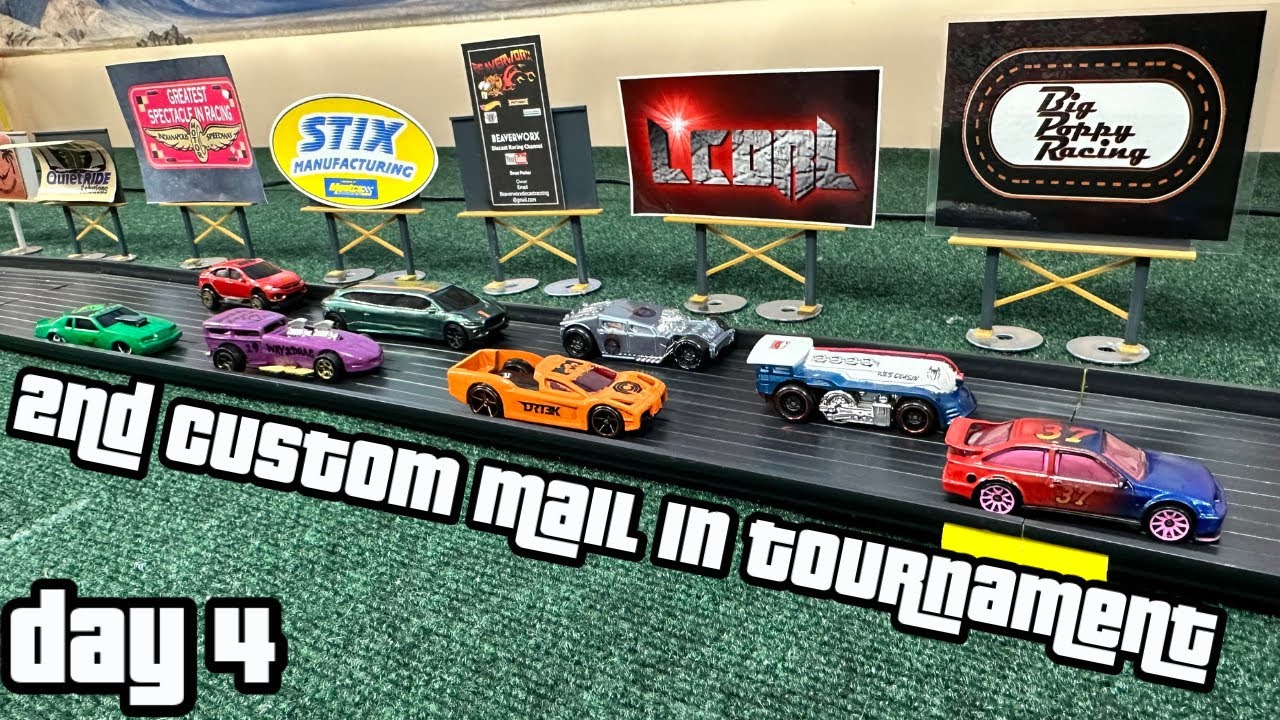 DIECAST CARS RACING | 2ND CUSTOM MAIL IN TOURNAMENT | DAY 4 - YouTube