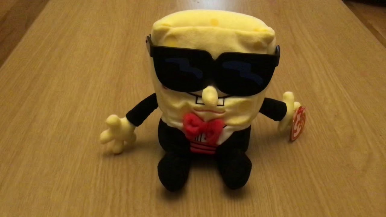 Spongebob Tuxedo - TY Beanie Baby - YouTube