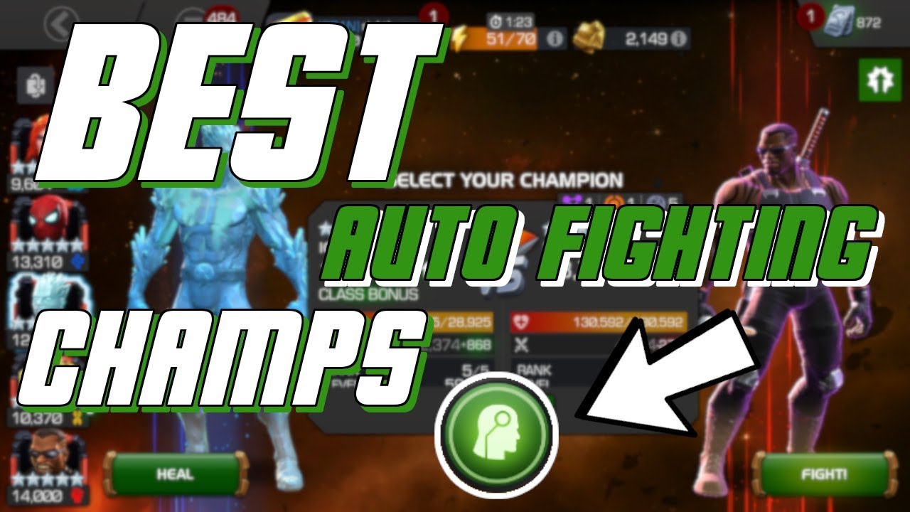 Best Champions To Auto-Fight With | Marvel Contest of Champions - YouTube