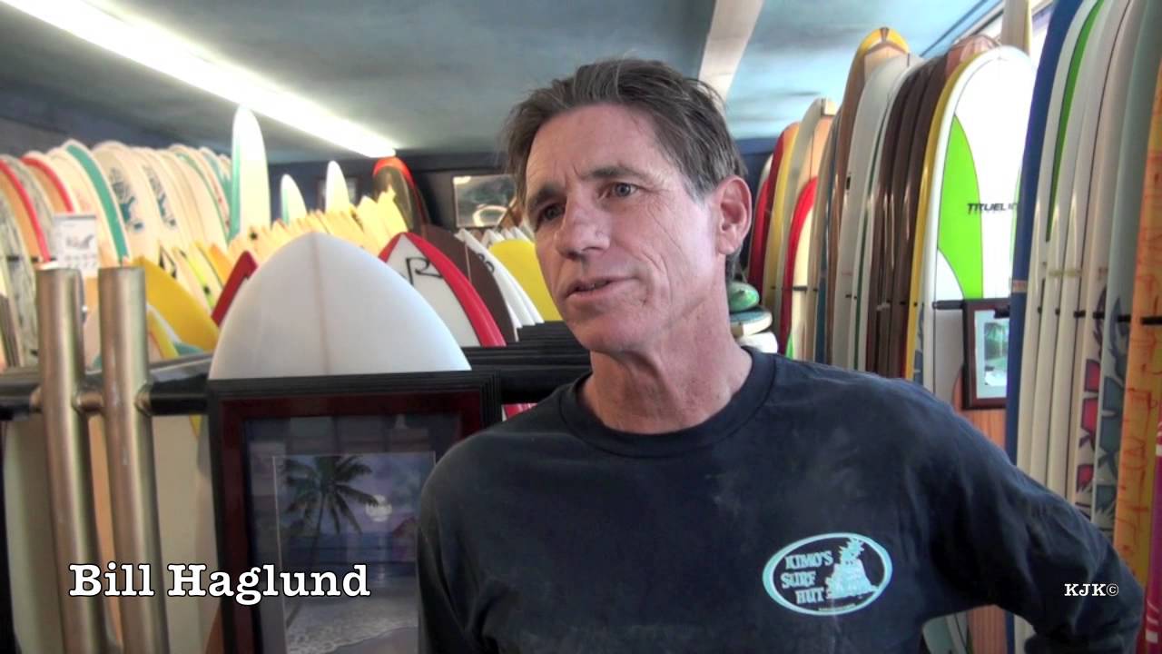 Bill Haglund First Surfboard Kailua Oahu - YouTube