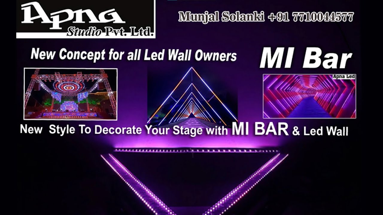 MI Bar Pixel Lighting - YouTube