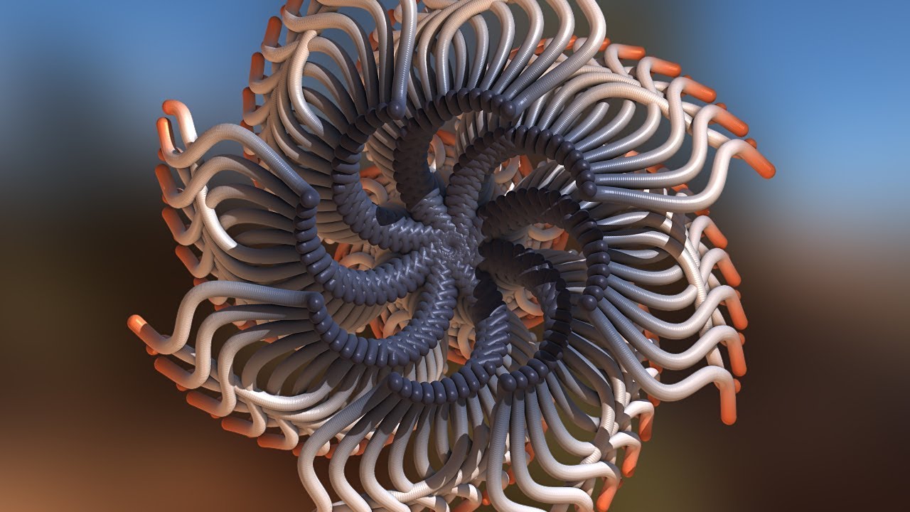 Mandala Mograph 6 | 3d Mandala Animation | Motion Graphics - YouTube