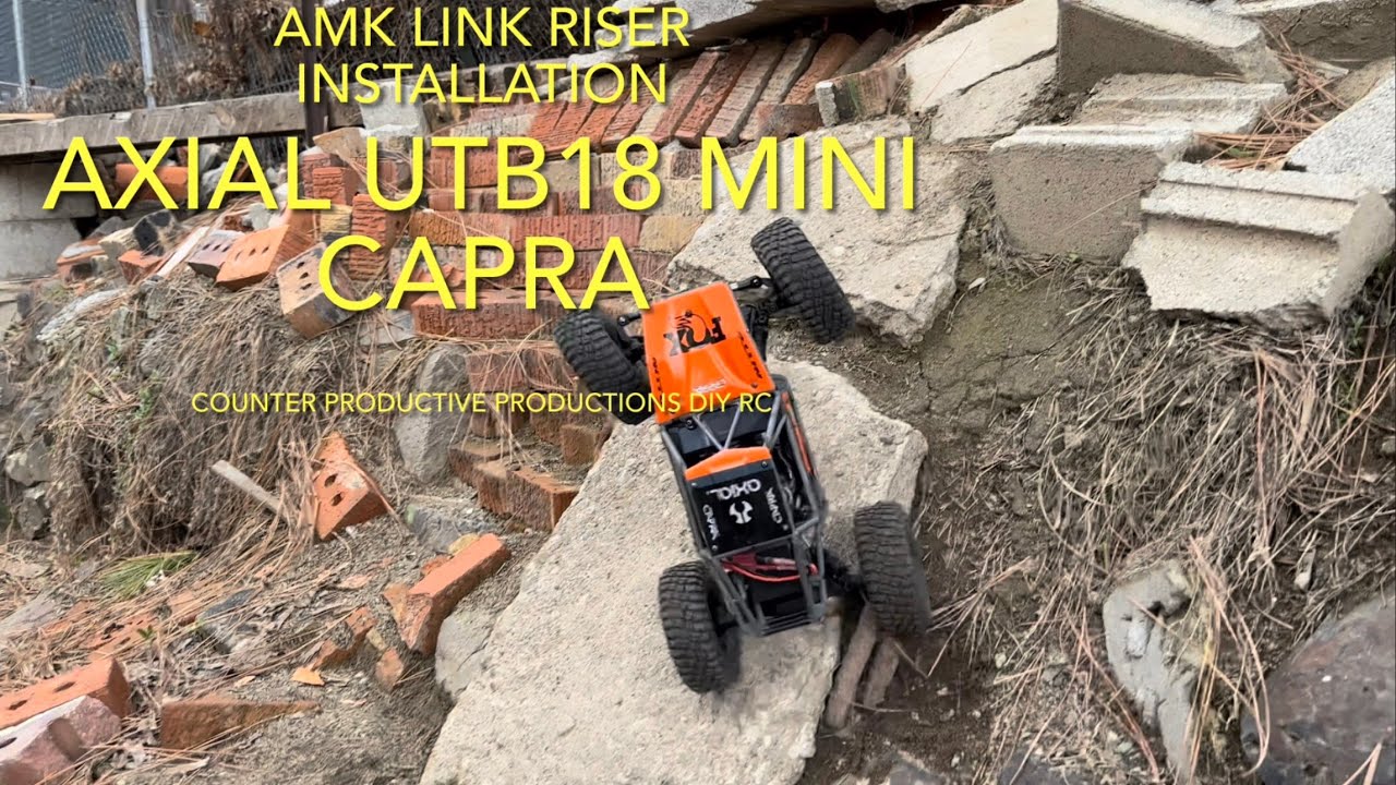 Axial Mini Capra. Link riser Installation. UTB18 1/18 scale RC Rock ...