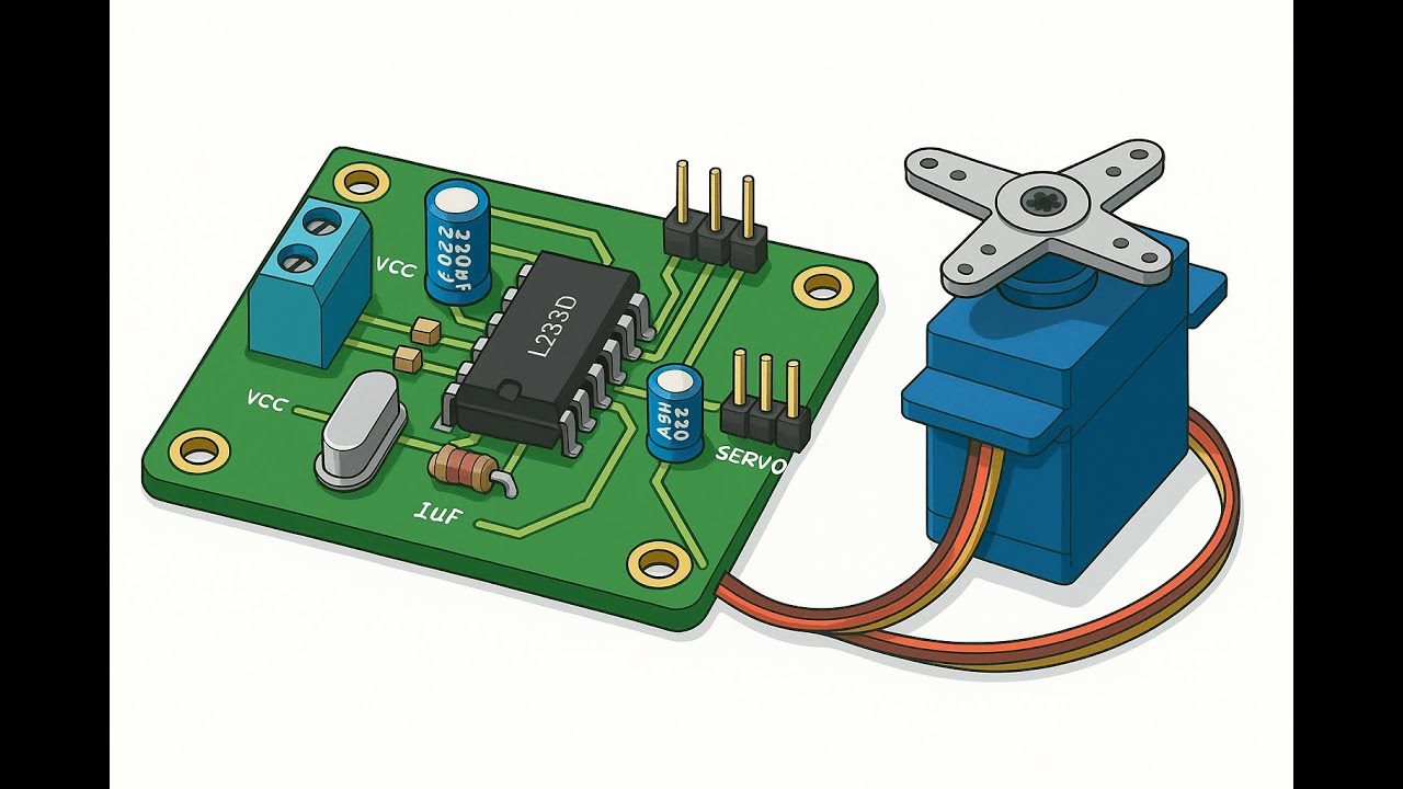 Create a Reliable Servo Motor Driver Circuit | PCB Layout with Altium ...