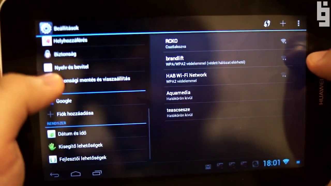 Megnéztük - Huawei MediaPad 7 Youth tablet - YouTube