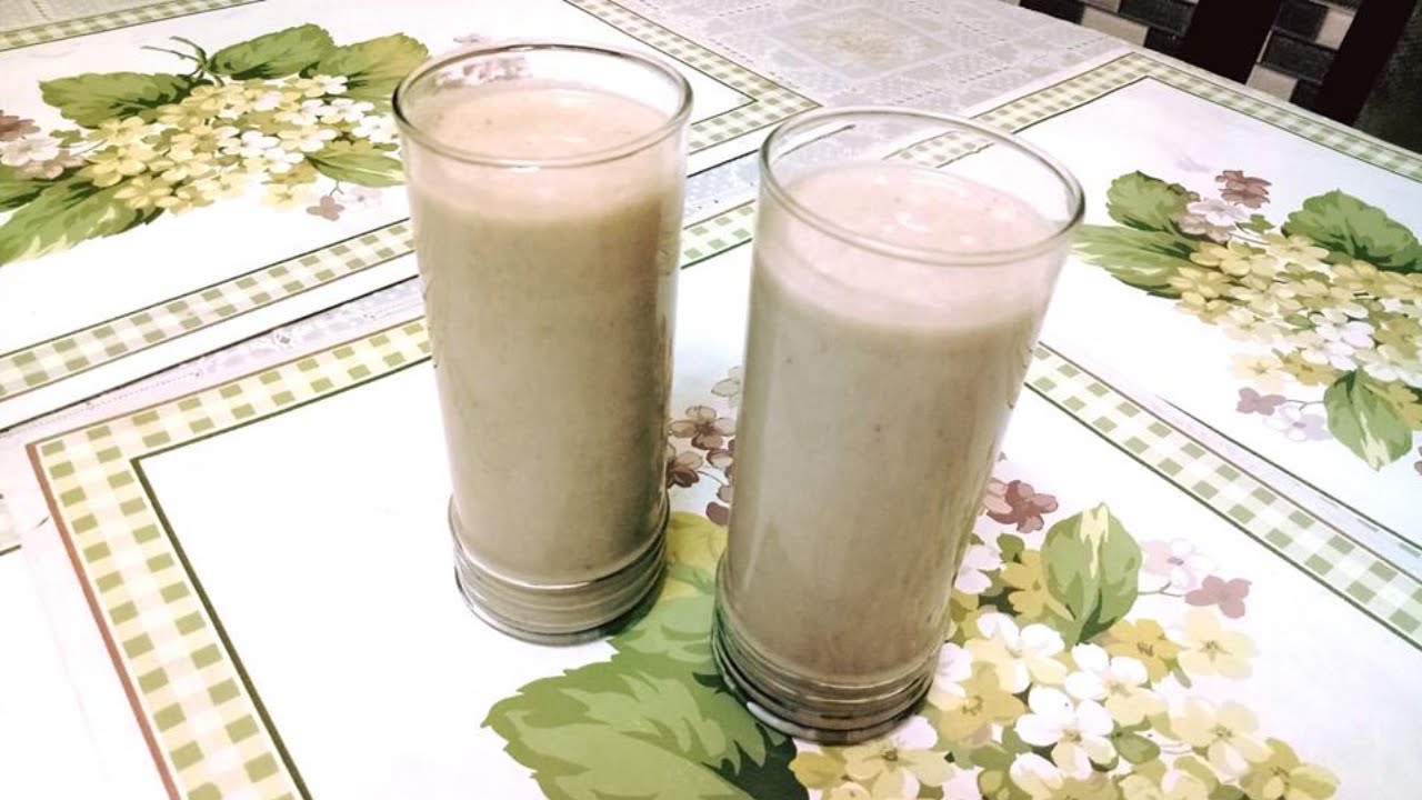 Chikoo Milkshake Recipe | How To Make Chikoo Milkshake | Sapota ...