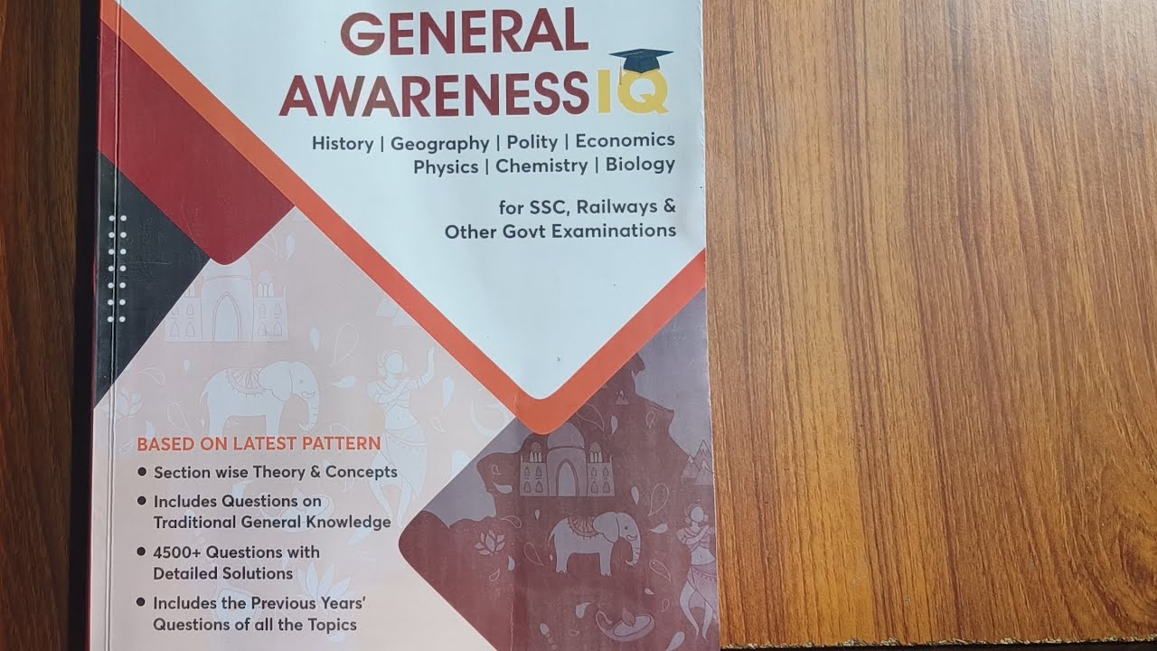 UNBOXING GENERAL AWARENESS BOOK FOR SSC EXAM/ONLINE FLIPKART SHOPPING 🛍 ...