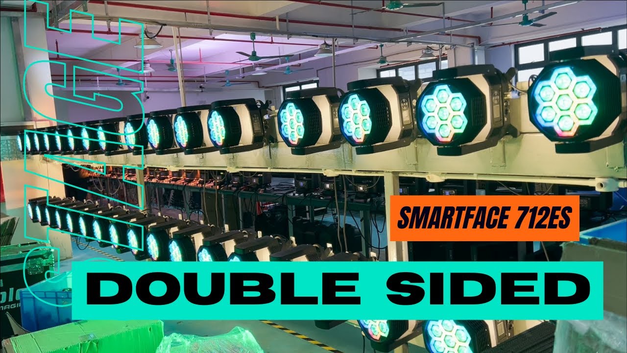 Double-Sided Moving Head Stage Light | Color Imagination - YouTube