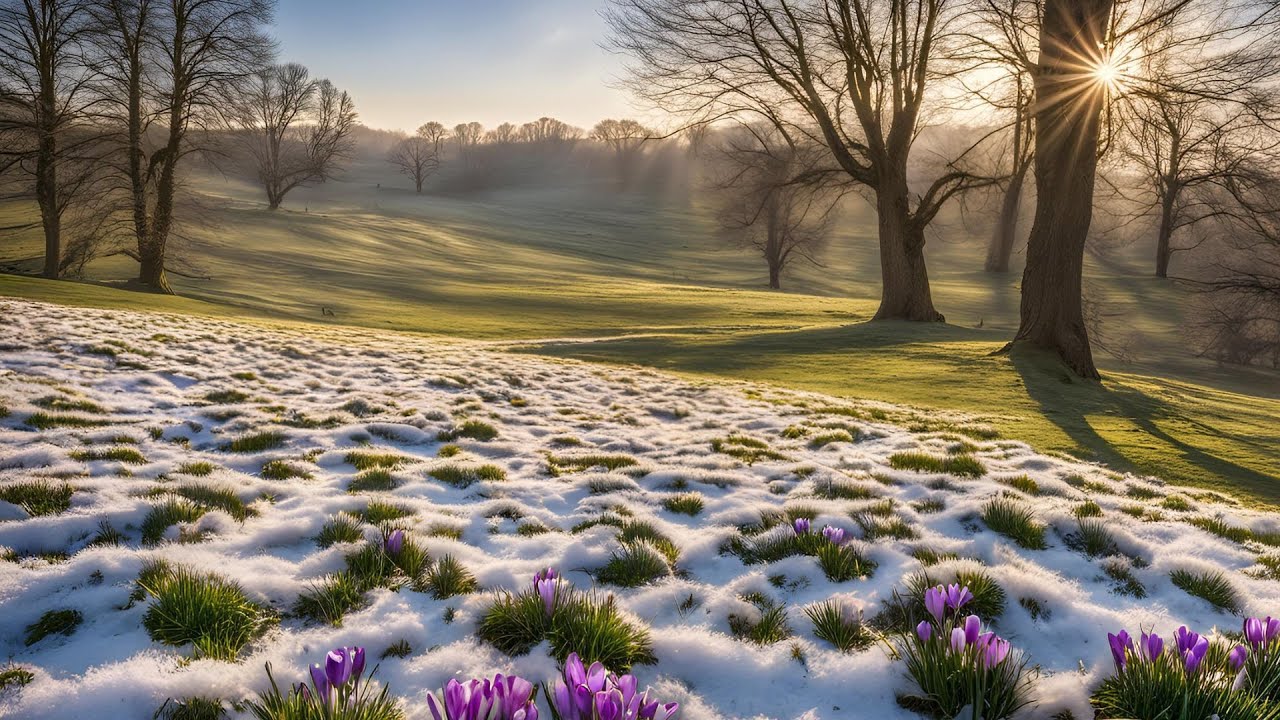 Late Winter to Early Spring Landscapes | 1 Hour of Tranquil Scenery ...