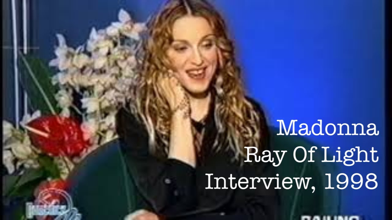 Madonna - Ray of Light Interview 1998 - Italy - YouTube
