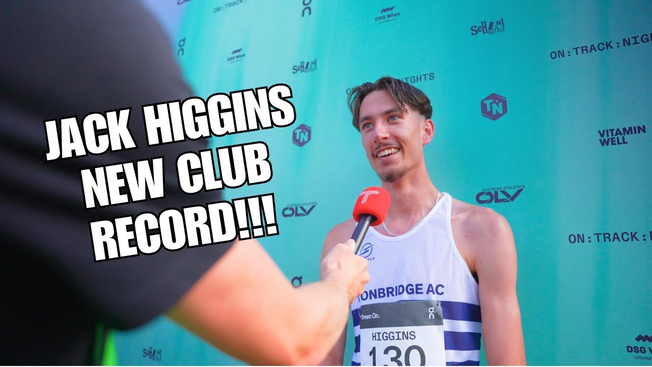 JACK HIGGINS Breaks Tonbridge Club Record 1:46 800m | On Track Nights ...