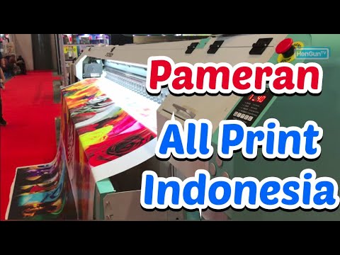 Pameran All Print Indonesia di JIExpo Kemayoran - YouTube