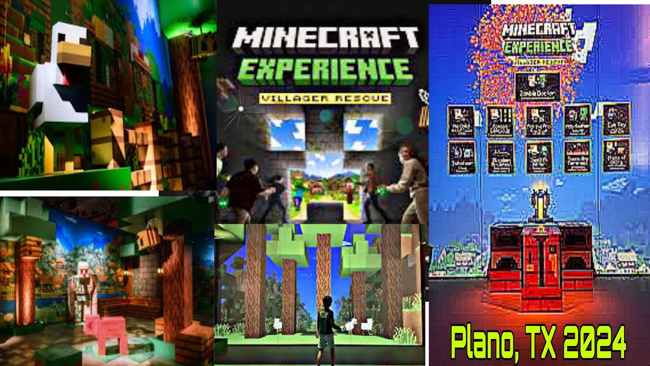 MINECRAFT EXPERIENCE VILLAGER RESCUER , DTX 2024 - YouTube