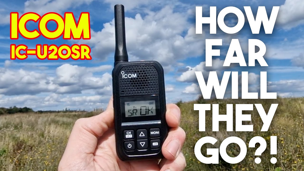Icom IC-U20SR Ultimate range tests!!! - YouTube