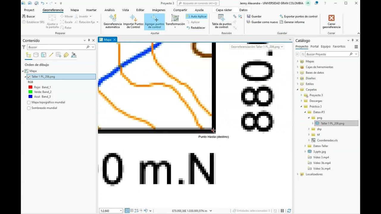 3a. Georreferenciar una plancha en ArcGIS Pro - YouTube