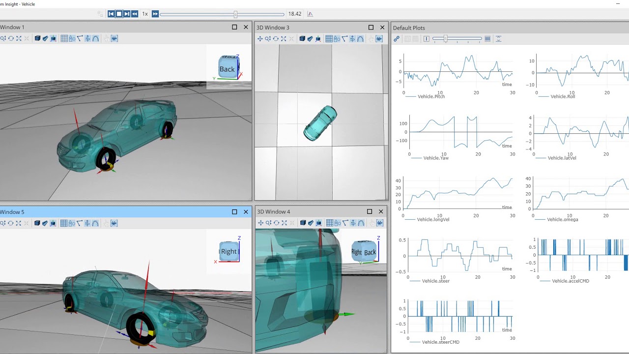 Vehicle Dynamics Model FMU in the Loop - YouTube