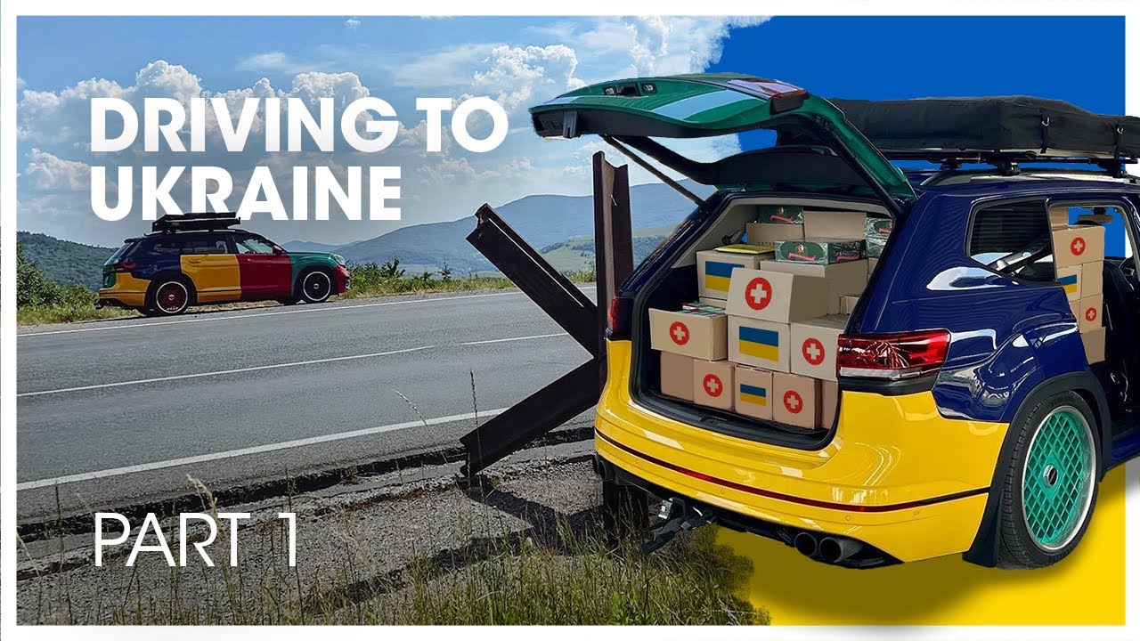 USA to Ukraine in a lowered VW Atlas Harlequin full of supplies | Part ...
