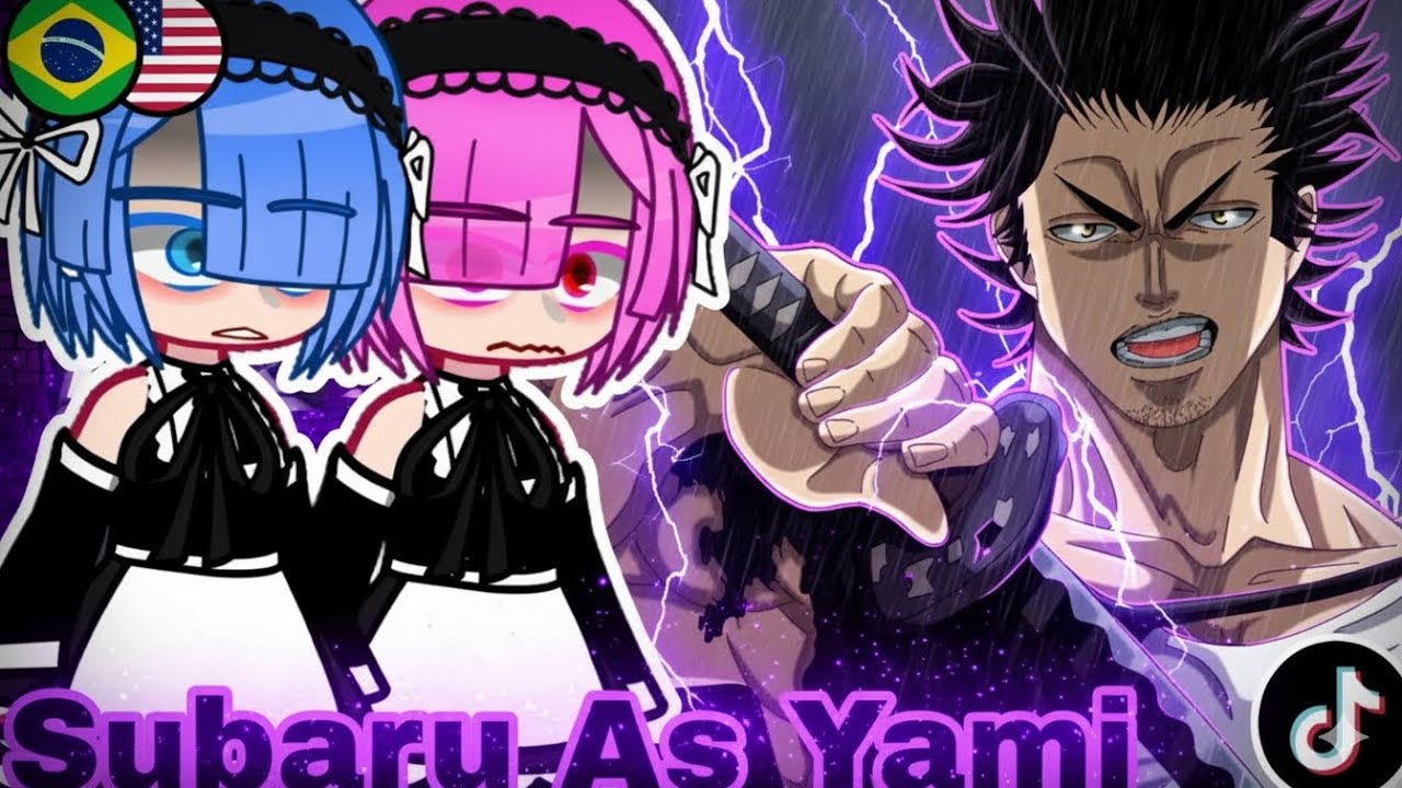 🇺🇲🇧🇷 Re:Zero React to Subaru As Yami- Gacha React - YouTube