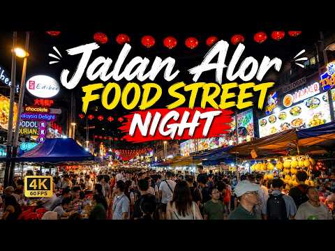 Exploring Jalan Alor Food Street at Night | Kuala Lumpur Malaysia