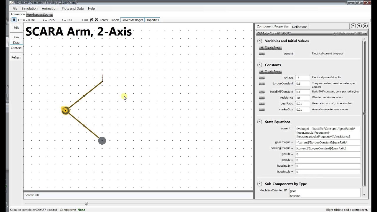 SCARA Robot Arm, Details - YouTube
