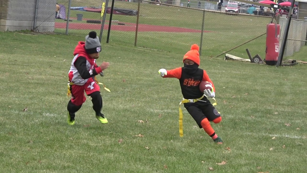 Rudolph Jordan - QB (CE Stars 6U) - YouTube