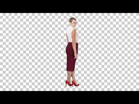 Woman Winks Over Shoulder Stock Video - YouTube