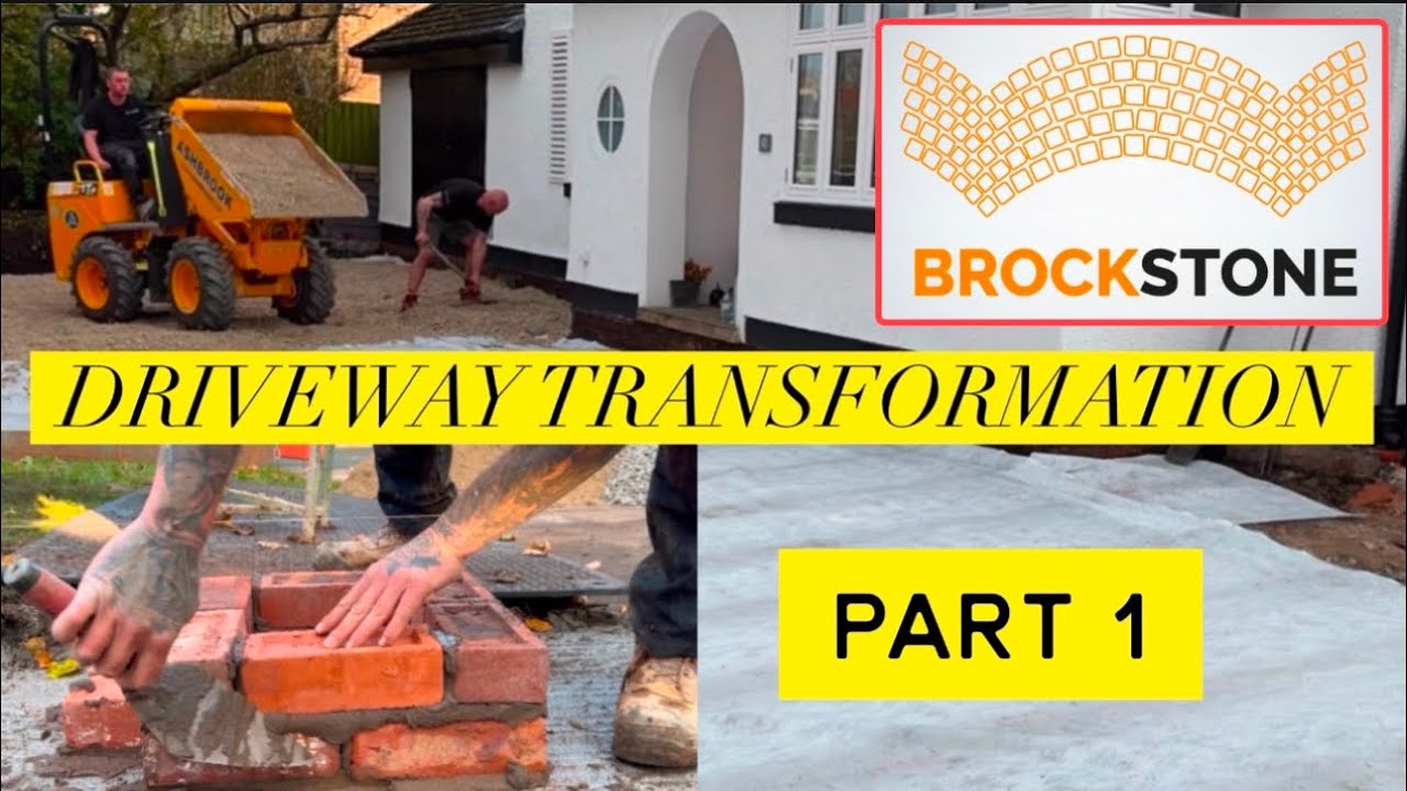 The Modal X Drive - HUGE Driveway & Wall Construction - Part 1 - YouTube