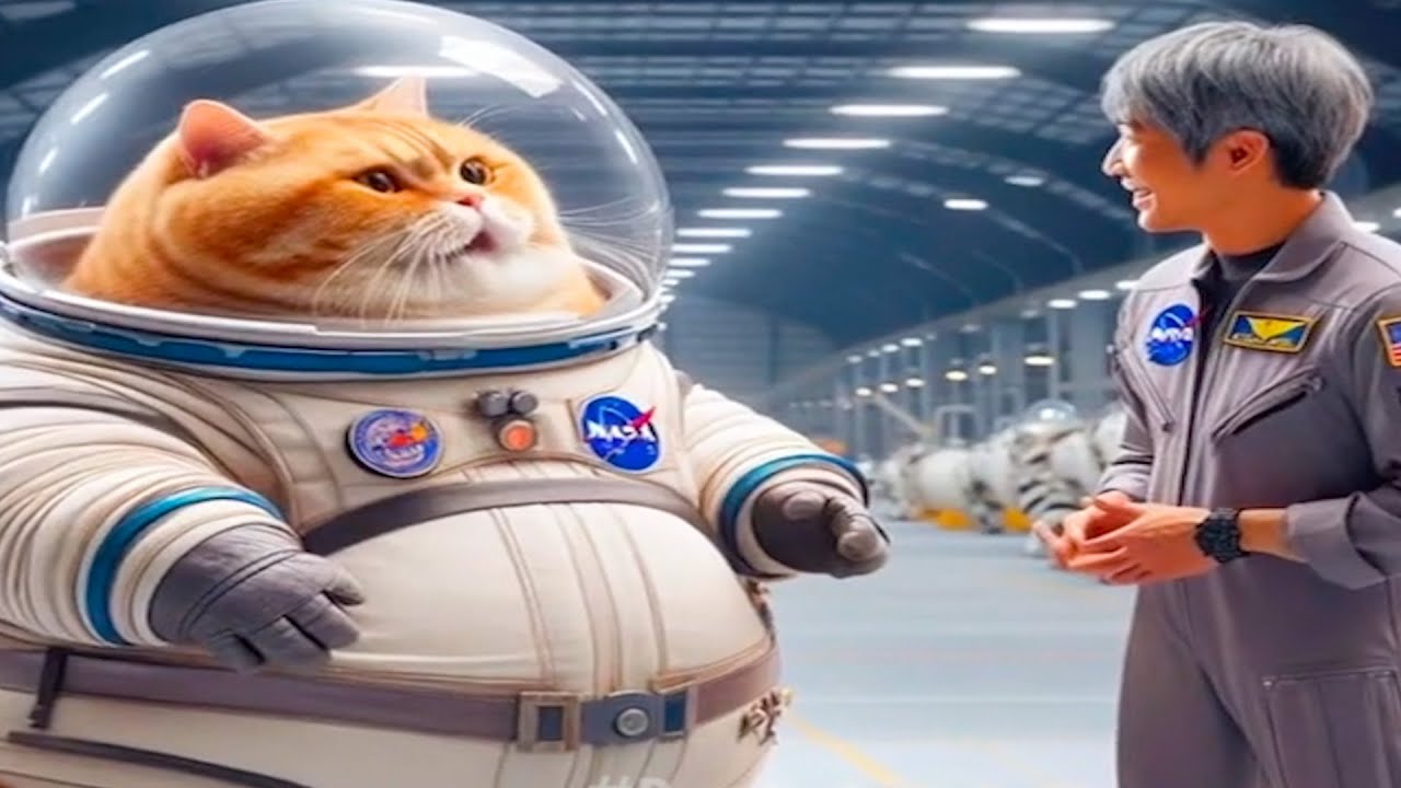 NASA cat | AI GENERATE CATS COMPILATION 🐈 - YouTube