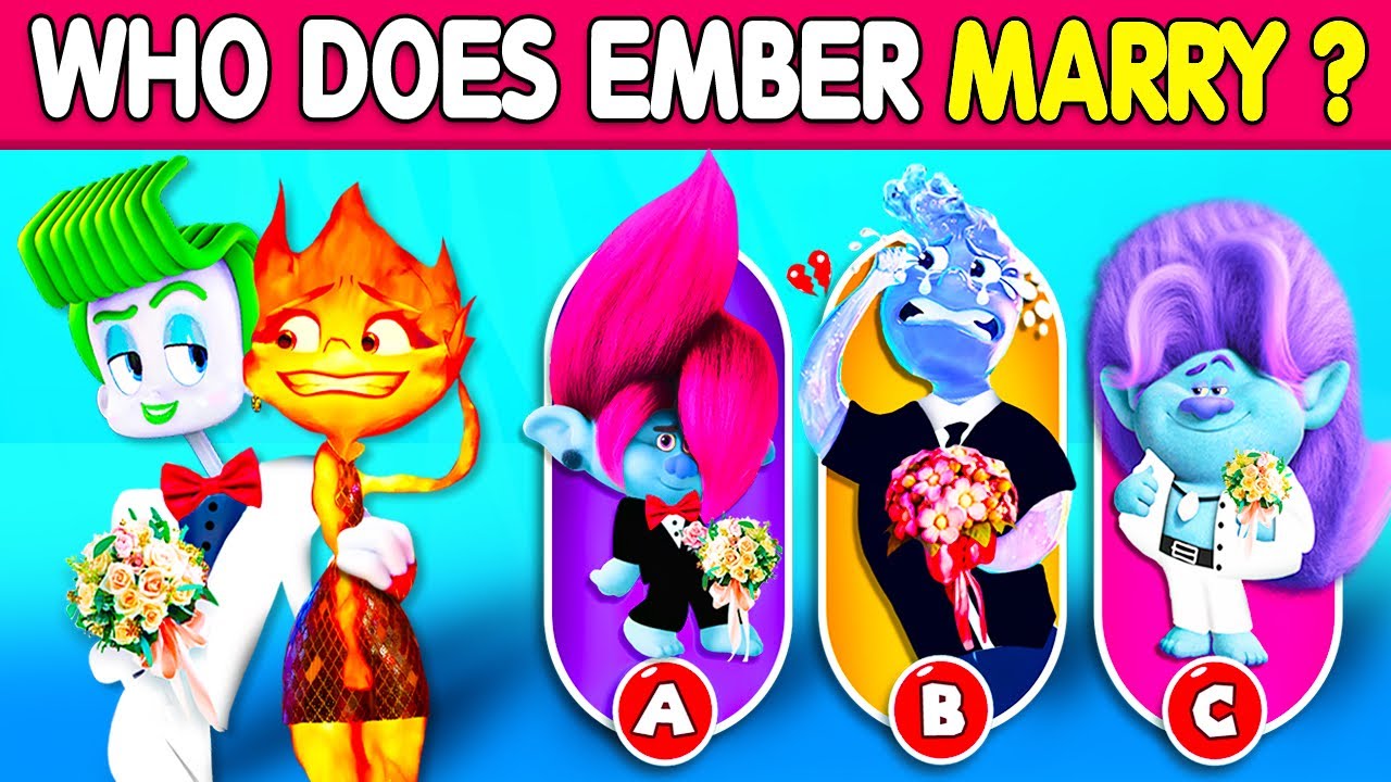 Trolls Band Together x Elemental | Who Does Ember Marry ? Guess What ...