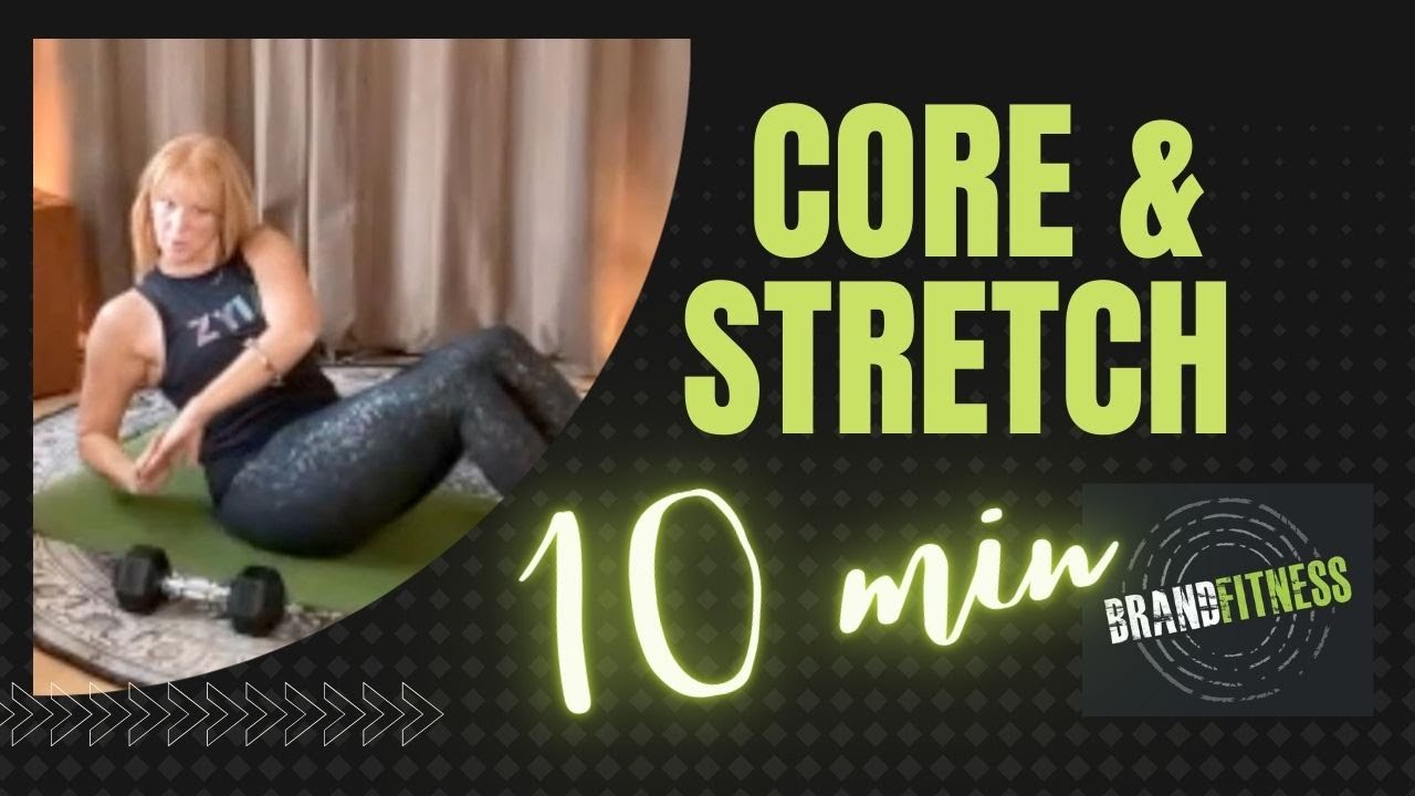 10 min Core Workout & Stretch | Floor Mat Exercises over 50 for ...