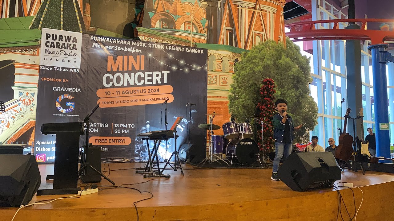 Perform Di Konser Mini Purwacaraka Bangka | Piano Classic, Vocal, Drum ...