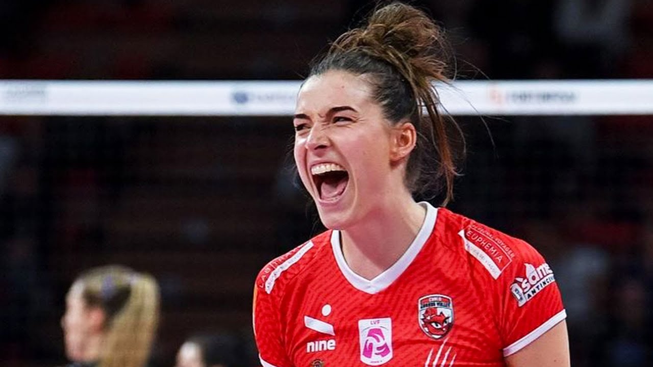 Lucille Gicquel, Top Scorer in Perugia - Cuneo | Lega Volley Femminile ...