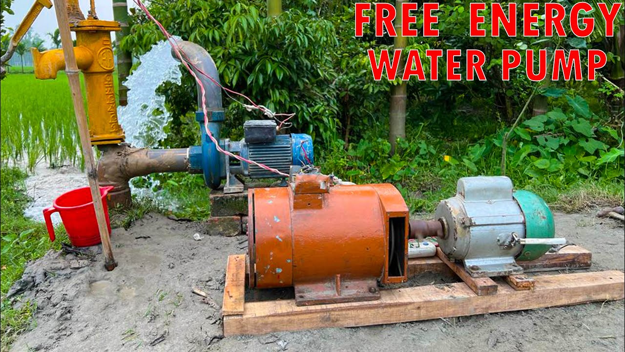 Homemade 220V Lifetime Free Energy Powerful Water Pump - YouTube