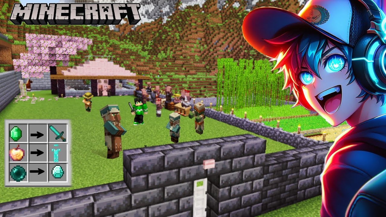 I BUILD MOST EXPENSIVE VILLAGERS TRADING MARKET | #04 #minecraft # ...