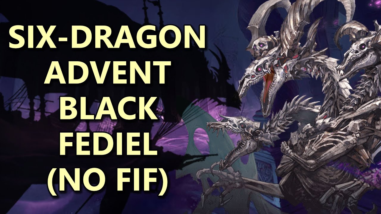 [Granblue Fantasy] Six-Dragon Advent: Black - Fediel VS a Fifless Team ...