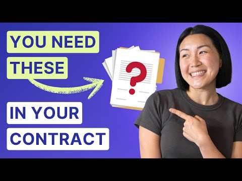 Non-negotiable clauses you NEED in your web design contract