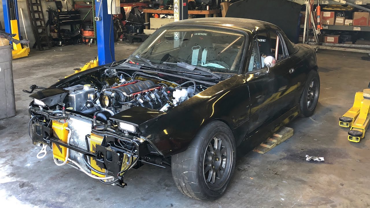 The LS Miata Is Back Together! - YouTube