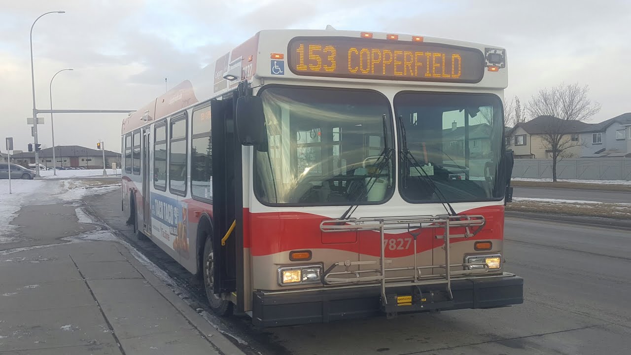 Calgary Transit 2003 New Flyer D40LF #7827 on Route 153 Somerset ...