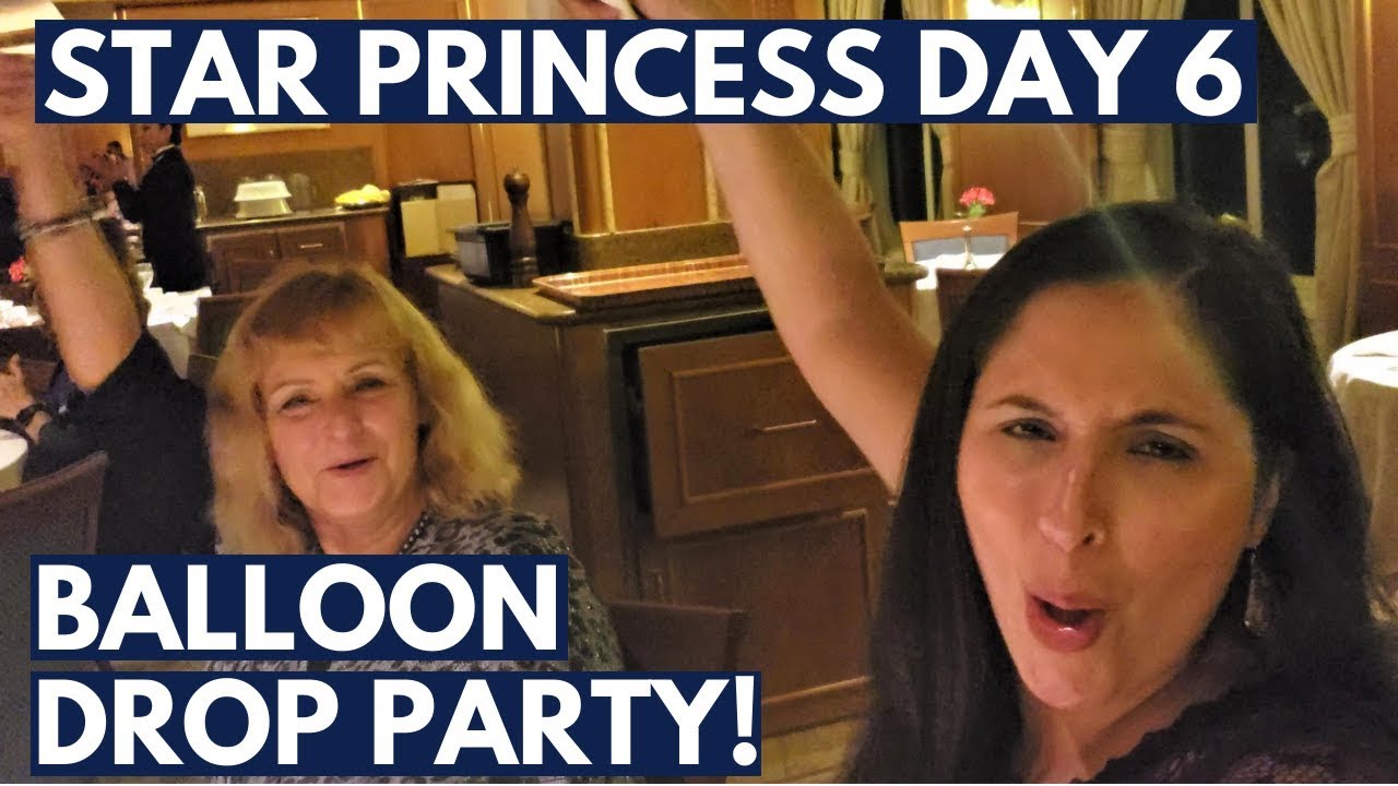 Star Princess Formal Night Balloon Drop Party, Day at Sea, Day 6 - YouTube