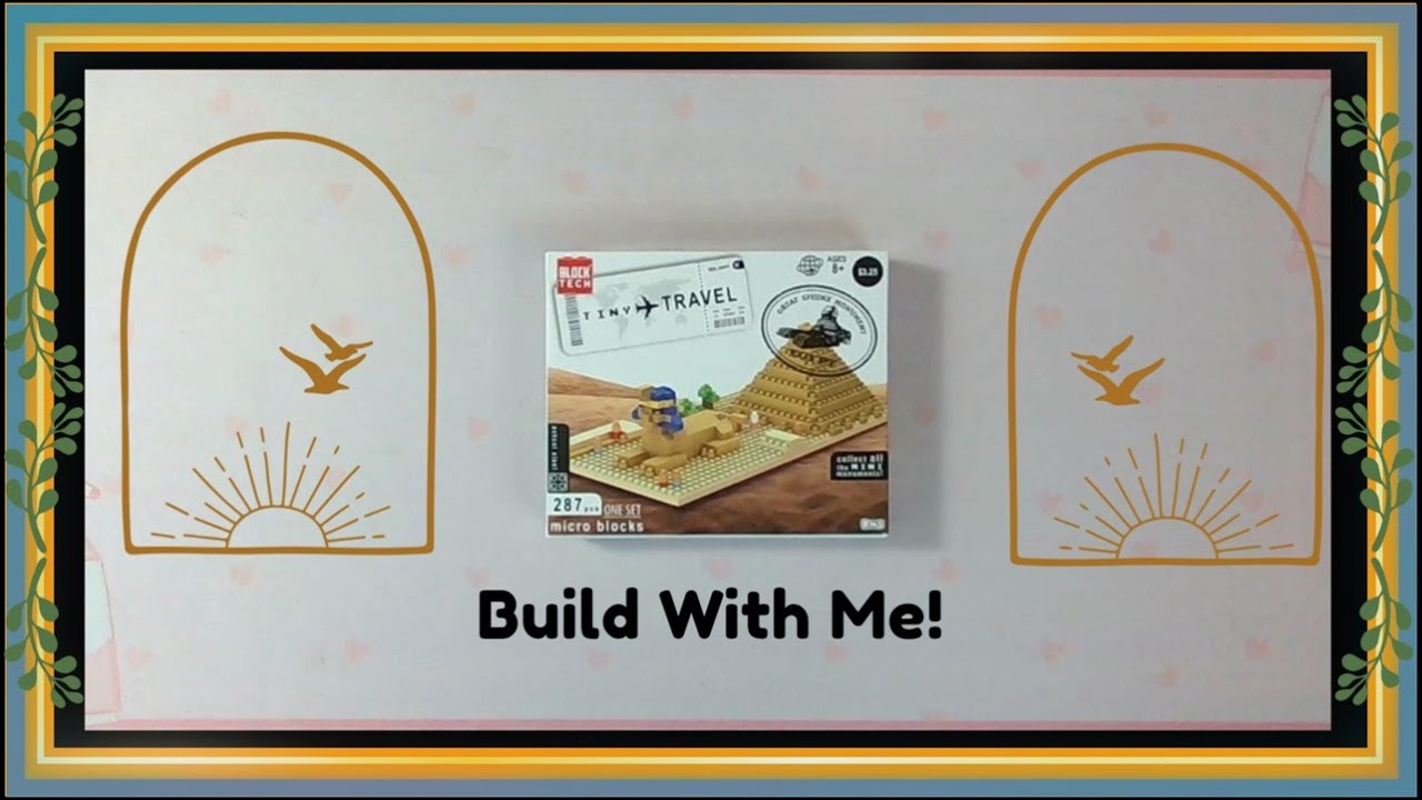 Build With Me! Block Tech - Tiny Travel - Great Sphinx Monument - Normal Speed - YouTube