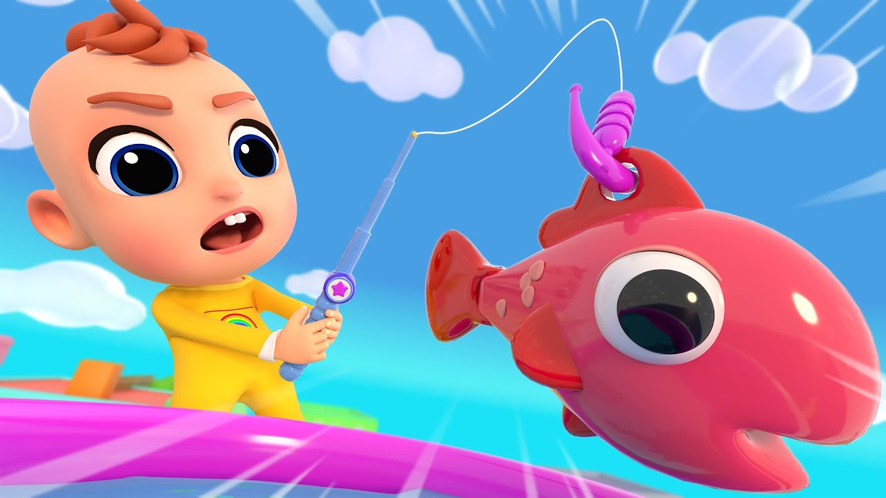 10 Little Fishies | Baby Shark + MORE Nursery Rhymes & Kids Songs ...