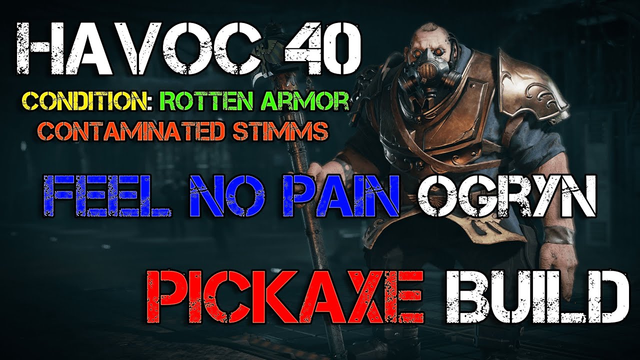 Pickaxe Ogryn Build with Feel No Pain is just DUMB strong! + Gameplay ...