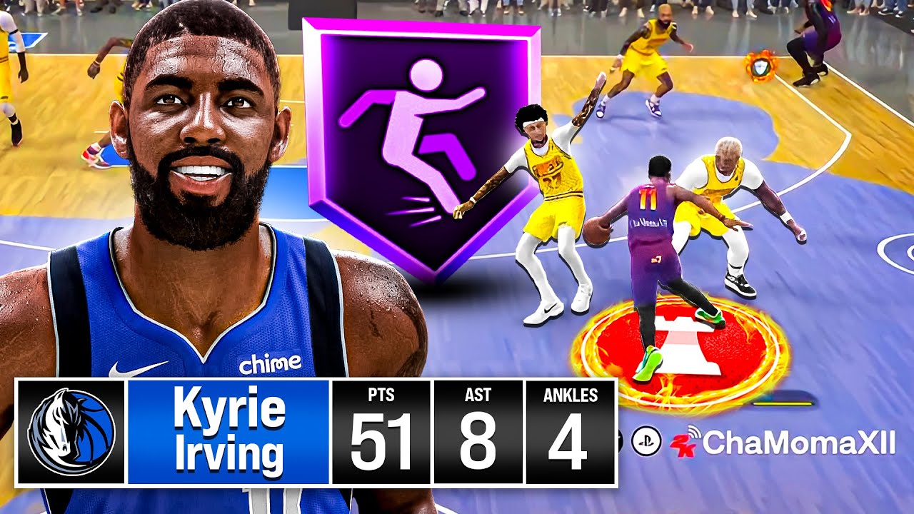 KYRIE IRVING BUILD is LETHAL to REC PLAYERS ANKLES in NBA 2K24! - YouTube