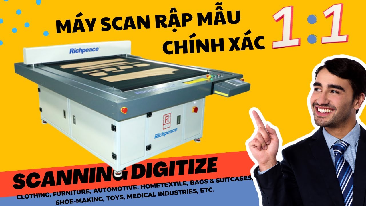 Sample scanner for garment industry, furniture industry, car interior ...