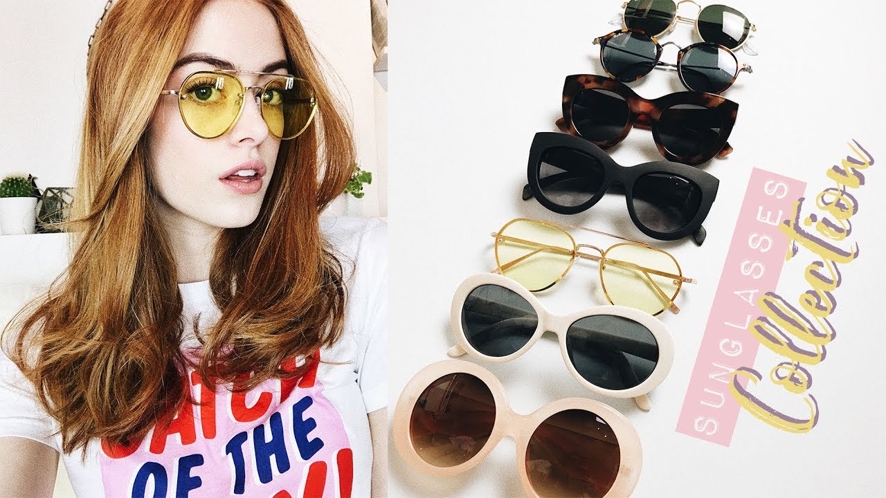 SUNGLASSES COLLECTION | TRENDY TUESDAY | MsRosieBea - YouTube